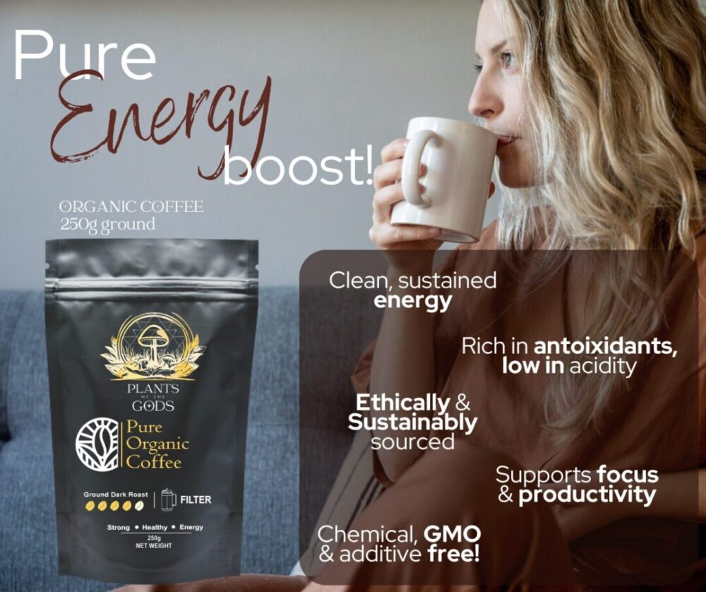 Pure Organic Coffee - 250g - Plants of the gods